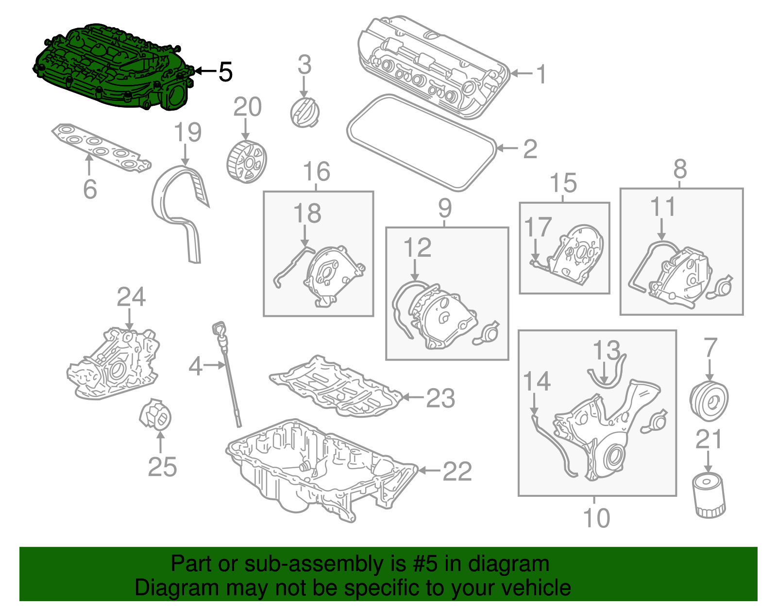 2008-2017 Honda Intake Manifold 17060-RYE-A00 | OEM Parts Online