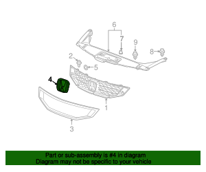 75700-TA0-A00 - Grille Emblem 2008-2018 Honda | AutoNation Parts