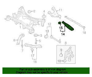 2013-2020 Subaru Suspension Control Arm 20250FG042 | Subaru Parts For You