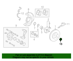 1992-2003 Toyota Axle Nut 90178-22001 | Toyota Parts Center