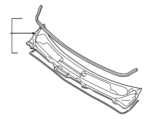 2003-2014 Volvo XC90 Cowl Grille 30754348 | OEM Parts Online