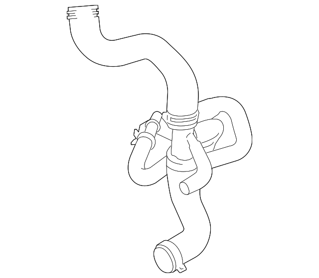 LK4Z-8286-F - Lower Hose 2020-2023 Ford | AutoNation Parts