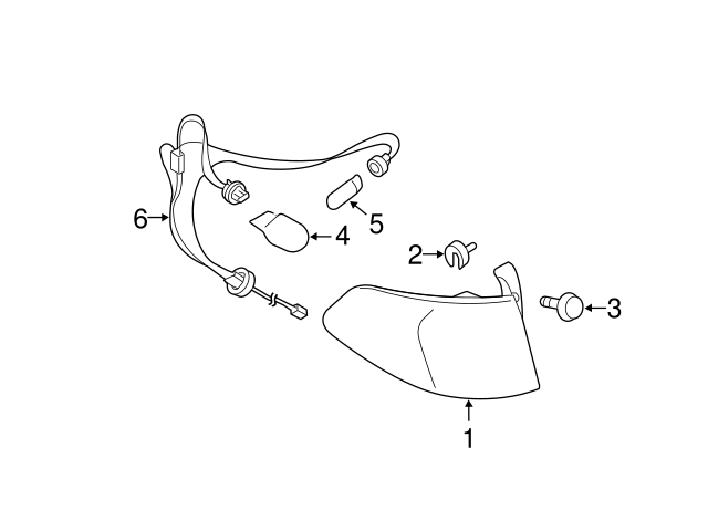 2008-2014 Subaru Impreza Combo Lamp 84912FG050 | Subaru Parts Store