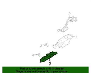 LR032656 - Liftgate Lock Striker Plate 2011-2017 Land Rover ...