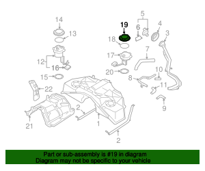1991-2024 Nissan Fuel Sender Unit Retainer Ring 17341-40U00 | Temecula ...