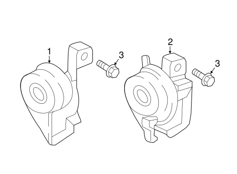 Horn for 2018 Ford Escape | Blue Springs Ford Parts
