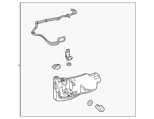 2021-2025 GM Windshield Washer Solvent Container 84816822 | GM Parts Center