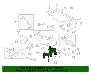 2008-2014 Volkswagen Spindle 1K0-505-436-AB | QuirkParts