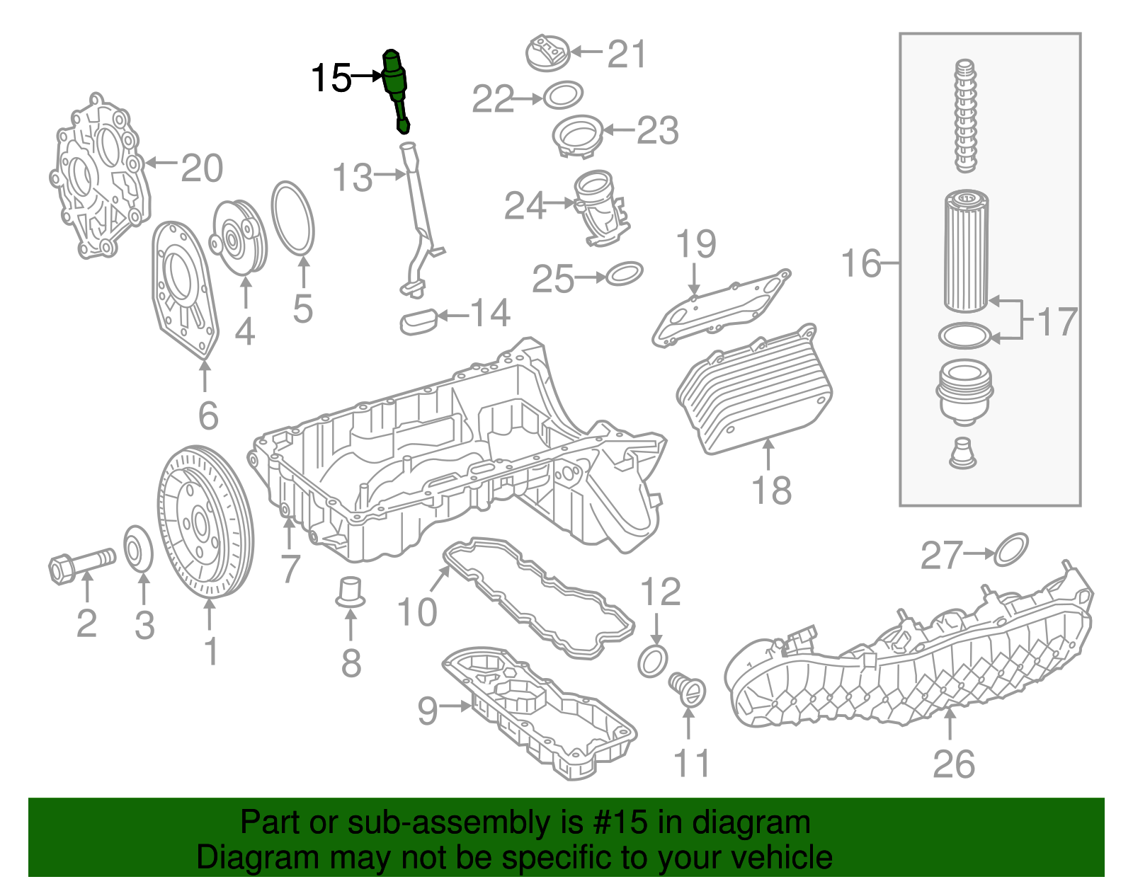 177-010-04-02 - Engine Oil Dipstick 2015-2021 Mercedes-Benz ...