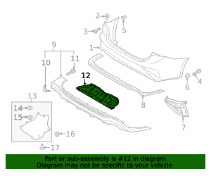 866A1-M7200 - Skid Plate 2020-2021 Kia Forte | Kia.Parts Store