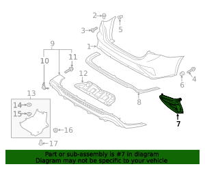 2019-2021 Kia Forte OEM NEW 2019-20 Kia Forte Left Right Side Rear ...