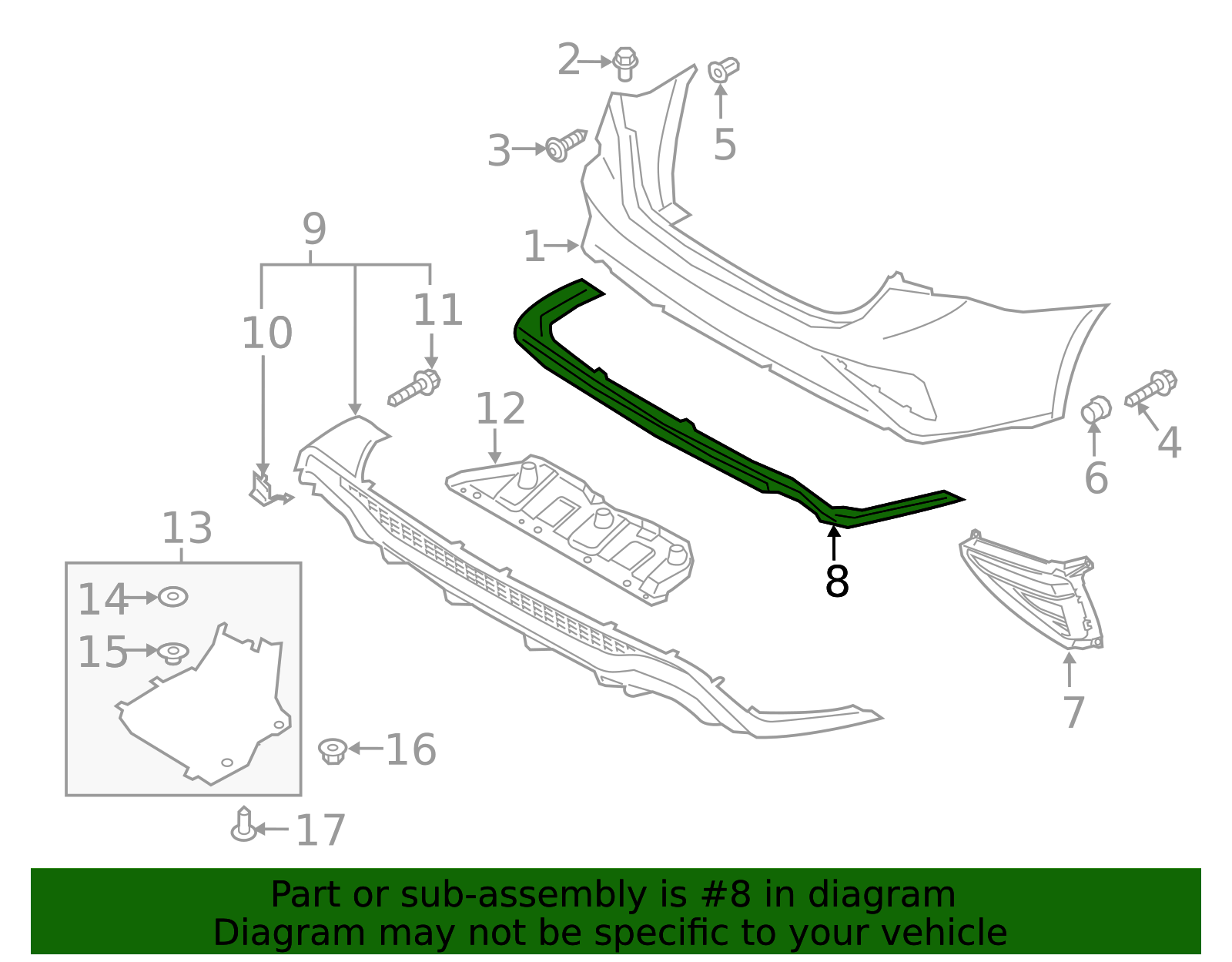 86612-M7000 - Lower Cover 2019-2021 Kia Forte | Kia.Parts Store