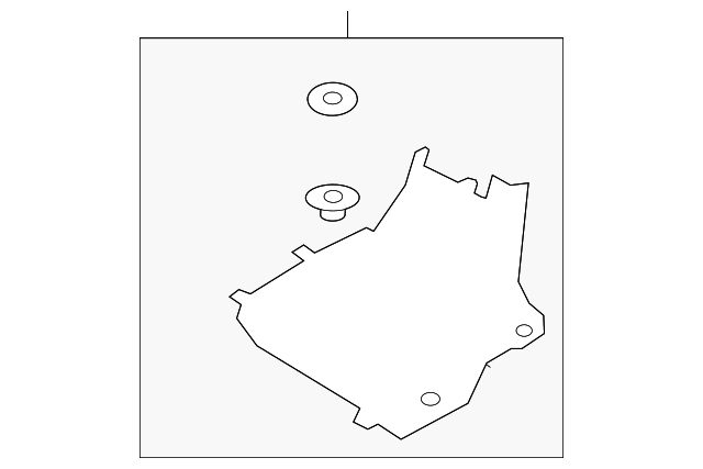 2019-2021 Kia Forte Under Cover 86675-M7000 | OEM Parts Online