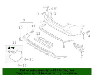 2019-2021 Kia Forte Under Cover Coupling 84220-C1000 | TascaParts.com