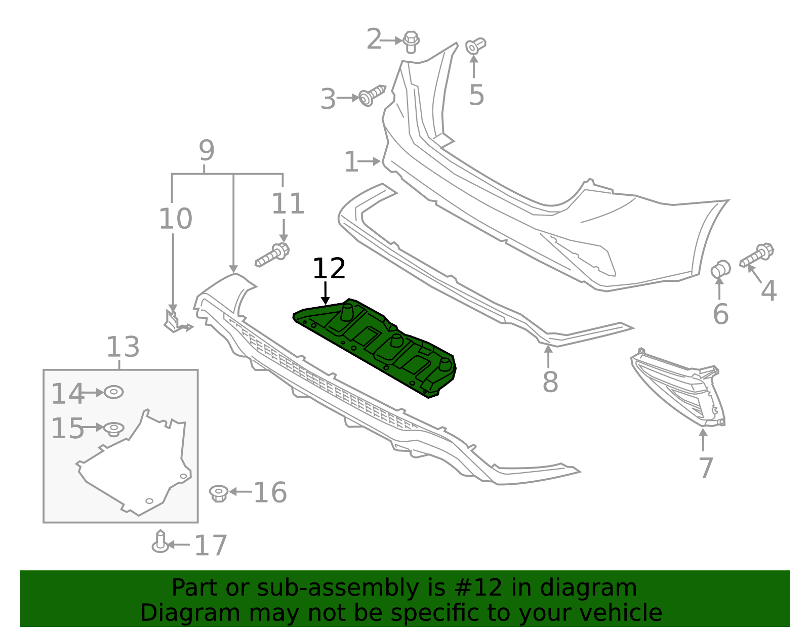 866A1-M7200 - Skid Plate 2020-2021 Kia Forte | Kia.Parts Store