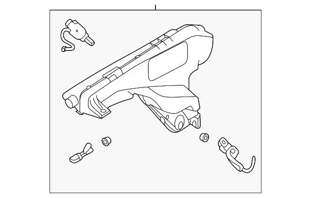 Genuine Reservoir for 2020-2023 Land Rover | Land Rover Part# LR129812 ...