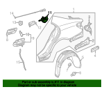 204-820-53-97 - Fuel Filler Door Lock Actuator 2010-2018 Mercedes-Benz ...