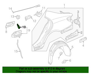 2010-2018 Mercedes-Benz Hinge Assembly Spring 204-639-00-07 | MB Parts ...