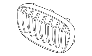 Genuine BMW 51-11-7-383-364 | Upper Grille | FREE Shipping on Most ...