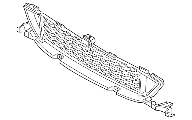 51117354773 - 2016-2019 BMW X1 Center Grille (51-11-7-354-773) | BMW of ...