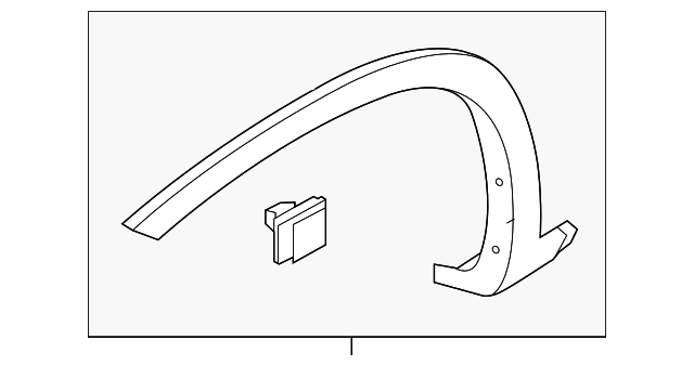 2011-2015 Kia Sorento | Wheel Opening Molding | 87712-2P010 | Kia Auto ...