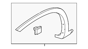 87711-1U200 - Wheel Opening Molding 2011-2015 Kia Sorento | Kia.Parts Store