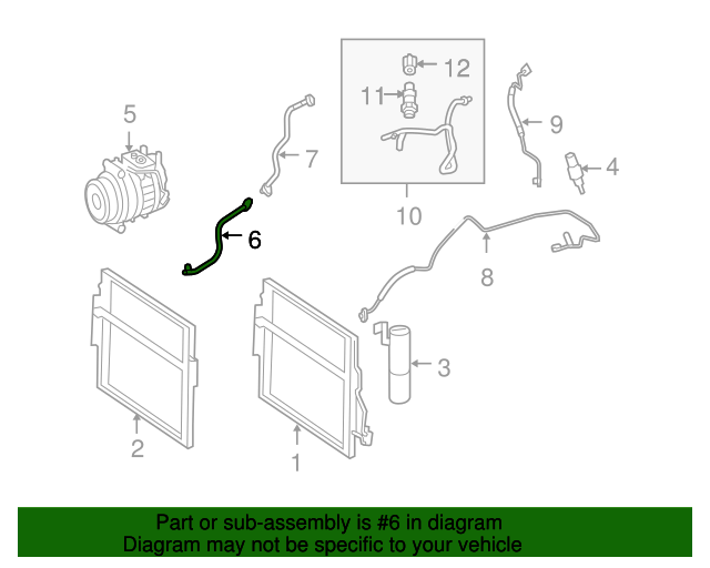 221-830-17-16 - AC Hoses 2006-2014 Mercedes-Benz | Mercedes-Benz USA Parts