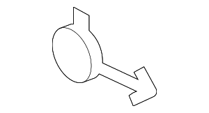 2012-2013 Volkswagen Tow Eye Cap 5K0-807-241-D-GRU | AutoNationParts.com