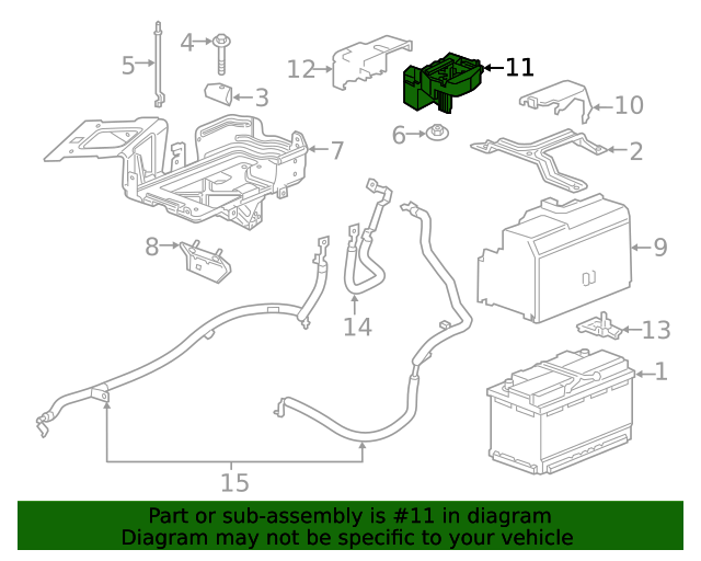 2019-2024 GM Battery Distribution Engine Compartment Fuse Block ...