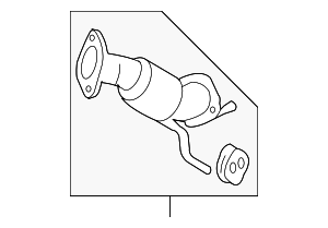 2007-2009 Kia Rondo Front Pipe 28610-1D220 | Kia Parts Direct