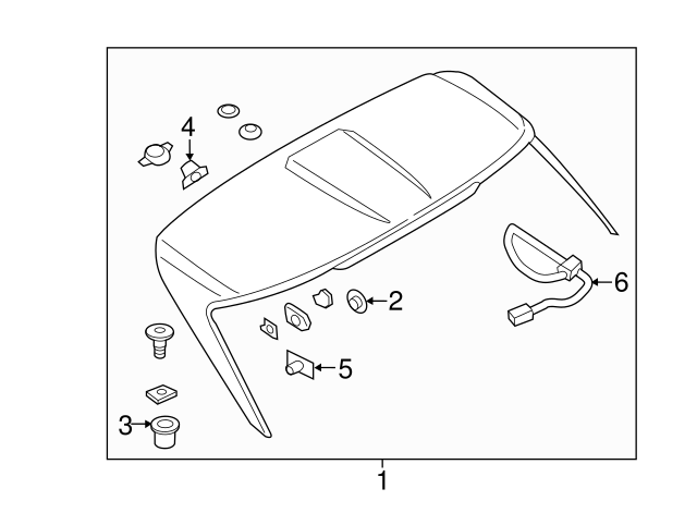 2016-2018 Lincoln MKX Kit Rear Spoiler FA1Z-5844210-AB | Blue Springs ...