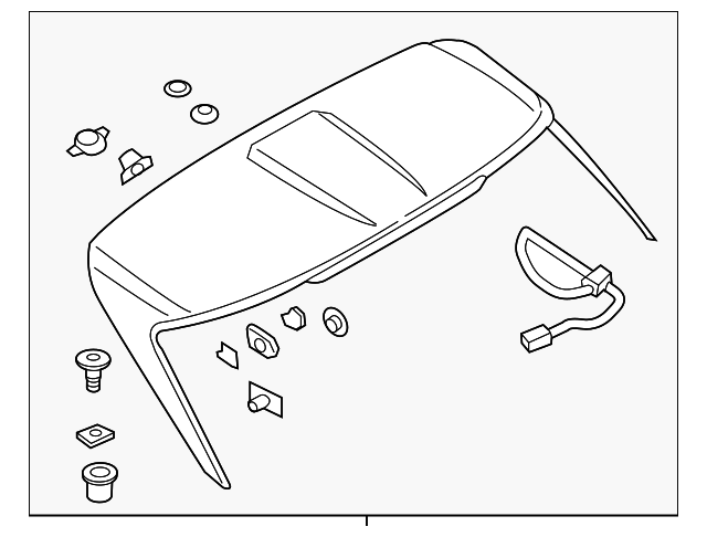 2016-2018 Lincoln MKX Kit Rear Spoiler FA1Z-5844210-AB | Blue Springs ...