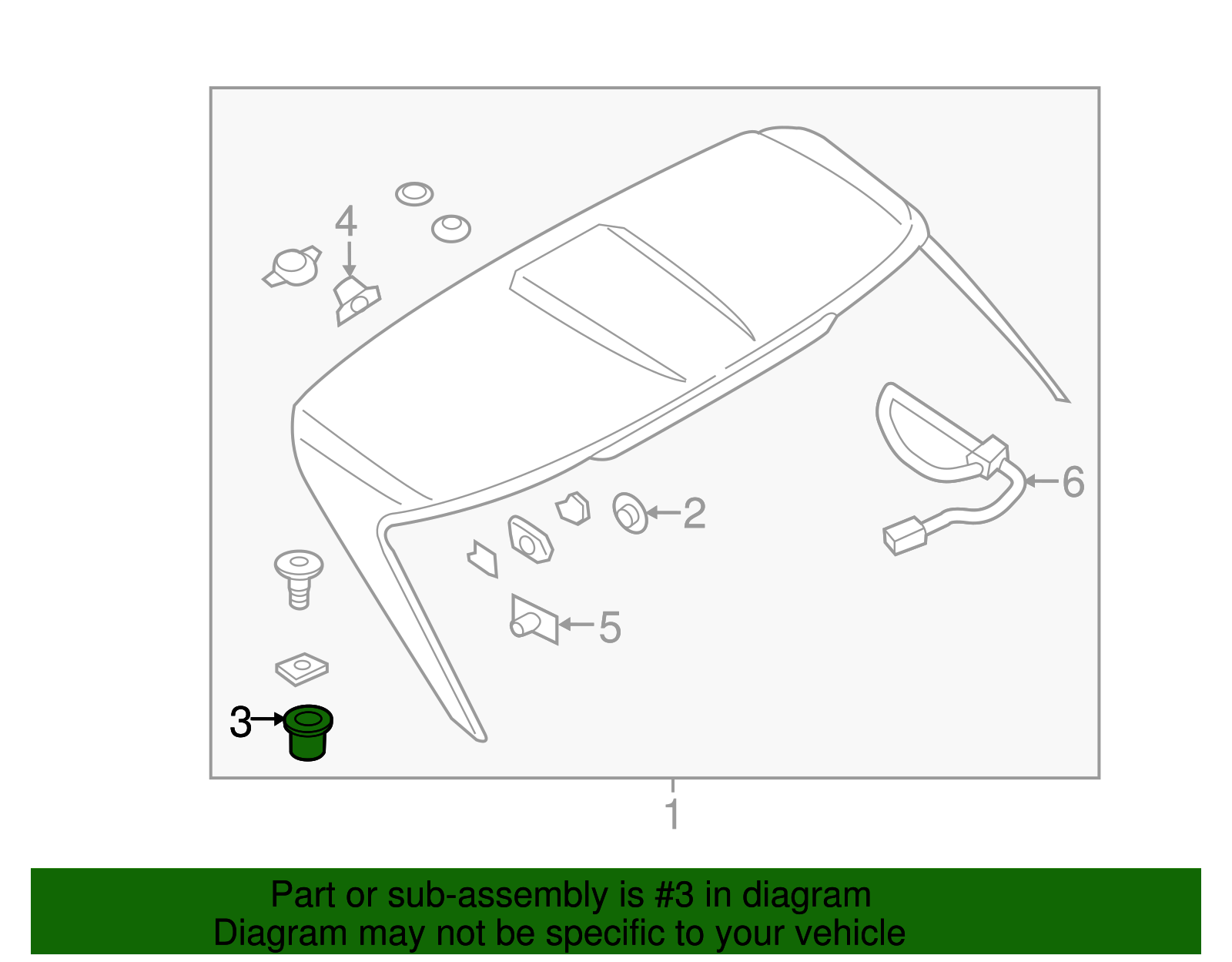 Genuine OEM Ford Part - Spoiler Nut W717415-S450B | Genuine OEM Ford ...