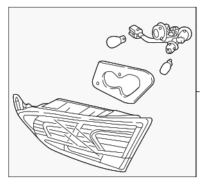 2018-2022 Hyundai Accent Backup Lamp Assembly 92403-J0010 | OEM Parts ...