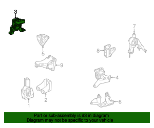 2014-2019 Toyota Corolla Insulator Sub-Assembly, Engine Mounting, Right ...