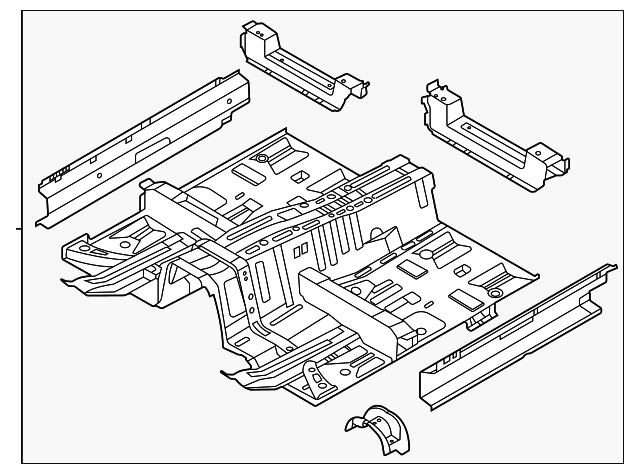 2024-2025 Genesis GV70 Floor Pan Assembly 65100-IY000 | OEM Parts Online