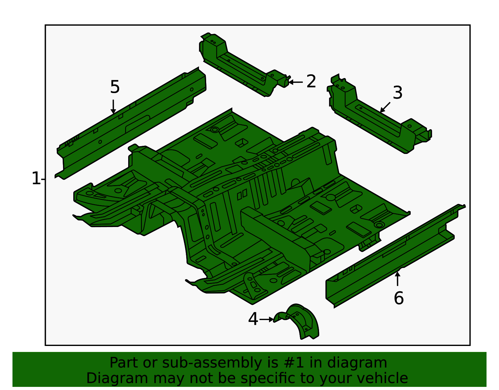 2024-2025 Genesis GV70 Floor Pan Assembly 65100-IY000 | OEM Parts Online