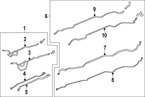 Rear AC Lines for 2024 Toyota Grand Highlander | Toyota Parts Center