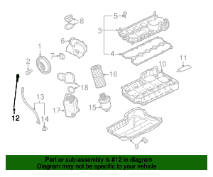 2005-2014 Volkswagen OEM NEW 05-14 VW Volkswagen Beetle Jetta Oil ...