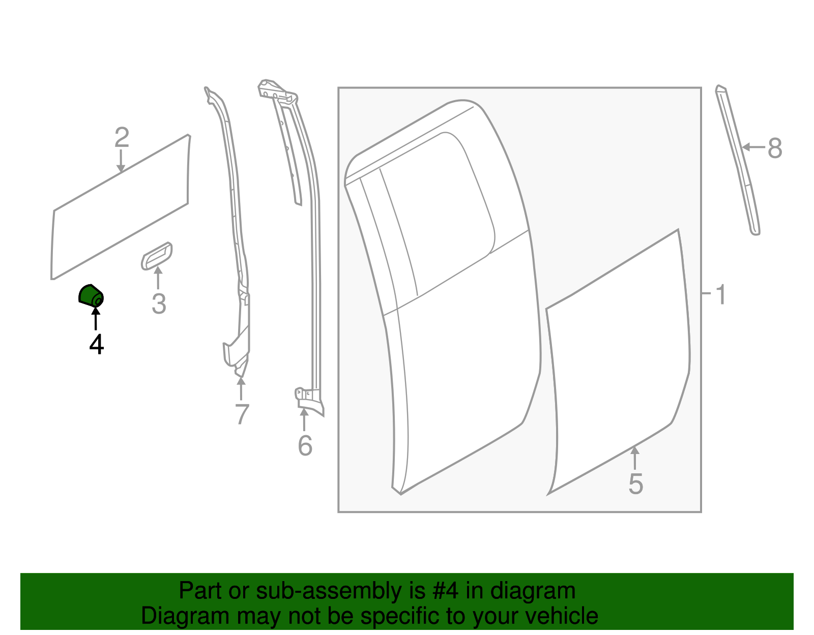 W715836-S300 - Door Shell Bumper Ford 2010-2014 Ford F-150 | Parts for ...