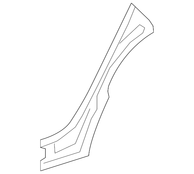 166-636-76-00 - Lower Pillar 2012-2019 Mercedes-Benz | Mercedes-Benz ...