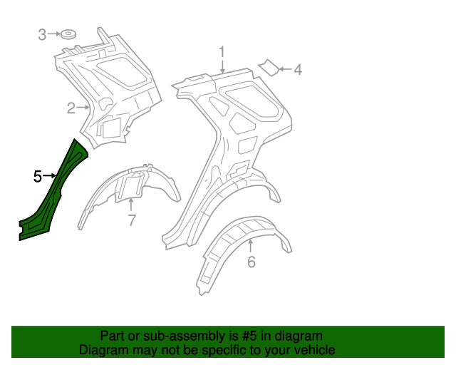 166-636-76-00 - Lower Pillar 2012-2019 Mercedes-Benz | Mercedes-Benz ...