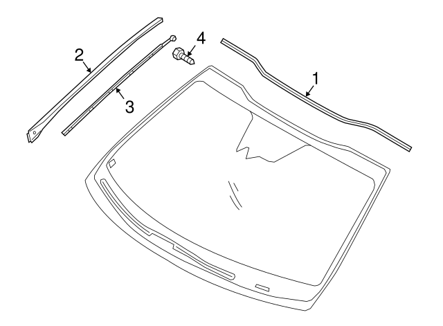 14160-05130 - Side Molding Rivet 2009-2024 Kia | Kia.Parts Store