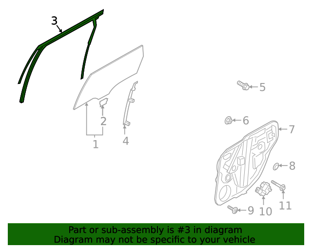 2023-2024 Hyundai Palisade Run Channel 83530-S8500 | OEM Parts Online