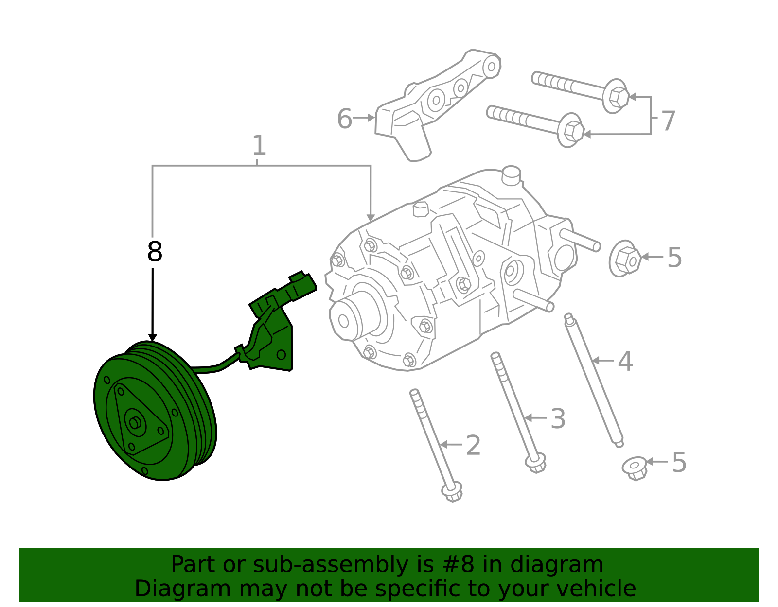 PZ1Z-19D786-A - Clutch & Pulley 2023-2025 Ford Escape | Big 3 Auto Parts
