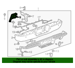 2014 GM Bumper Brace - Driver's Side (LH) 23108159 | TascaParts.com