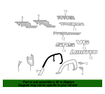 75659-04050 - Wheel Arch Flare Gasket - 2005-2015 Toyota Tacoma | OEM ...