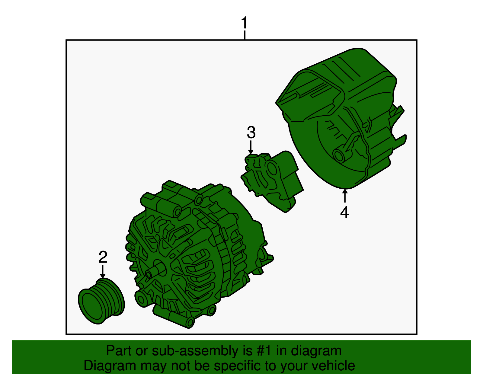 12-31-7-603-780 - 2010-2015 BMW 760Li - Alternator | Buy BMW Parts Now