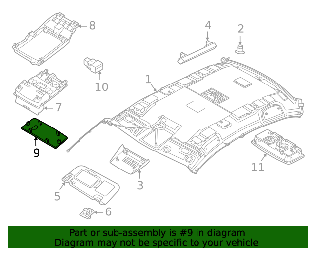 2024 Nissan Sentra Console Panel 96941-6LY1A | OEM Parts Online