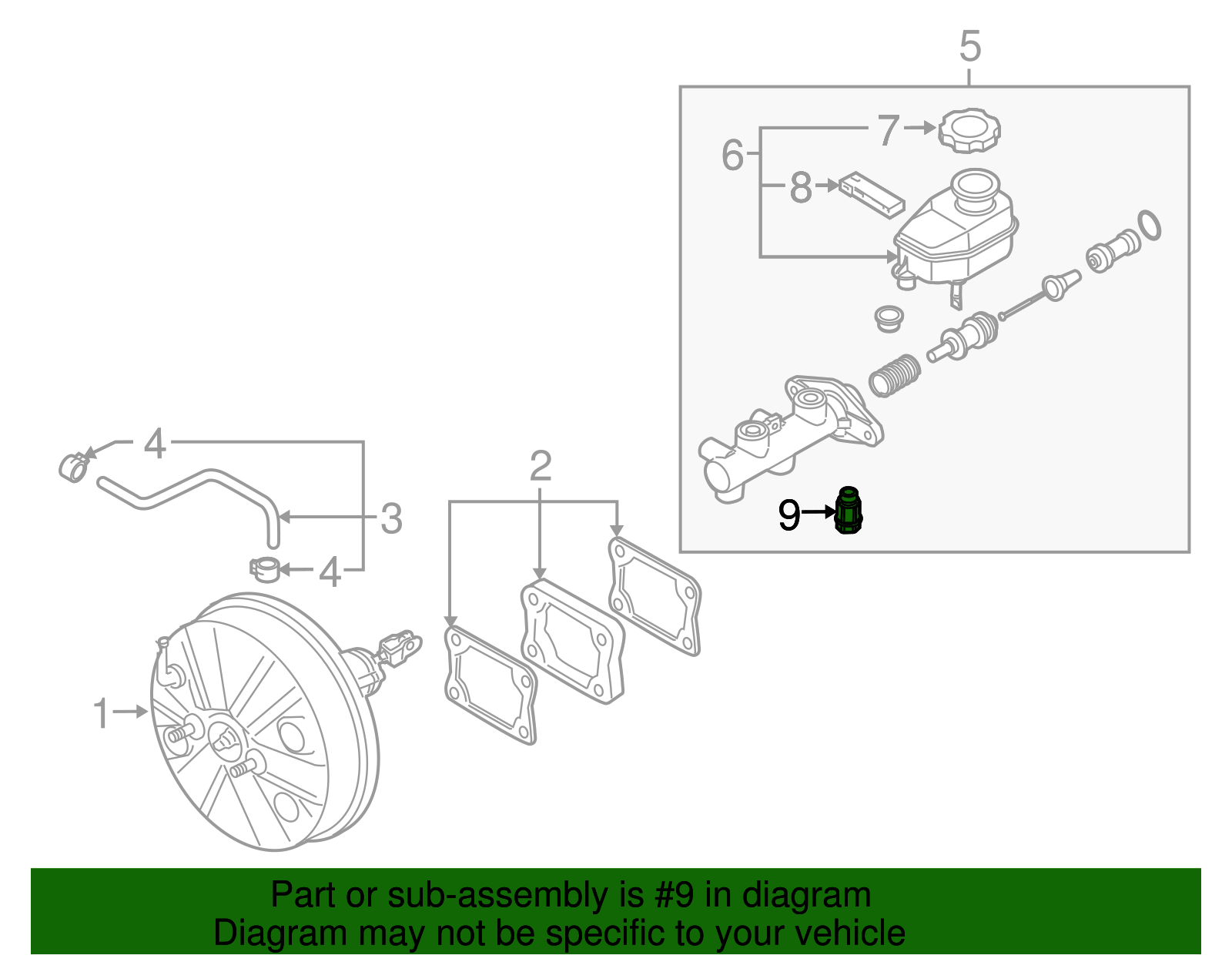 2007-2008 Kia Spectra Brake Proportioning Valve 58775-2D100 | Retail ...